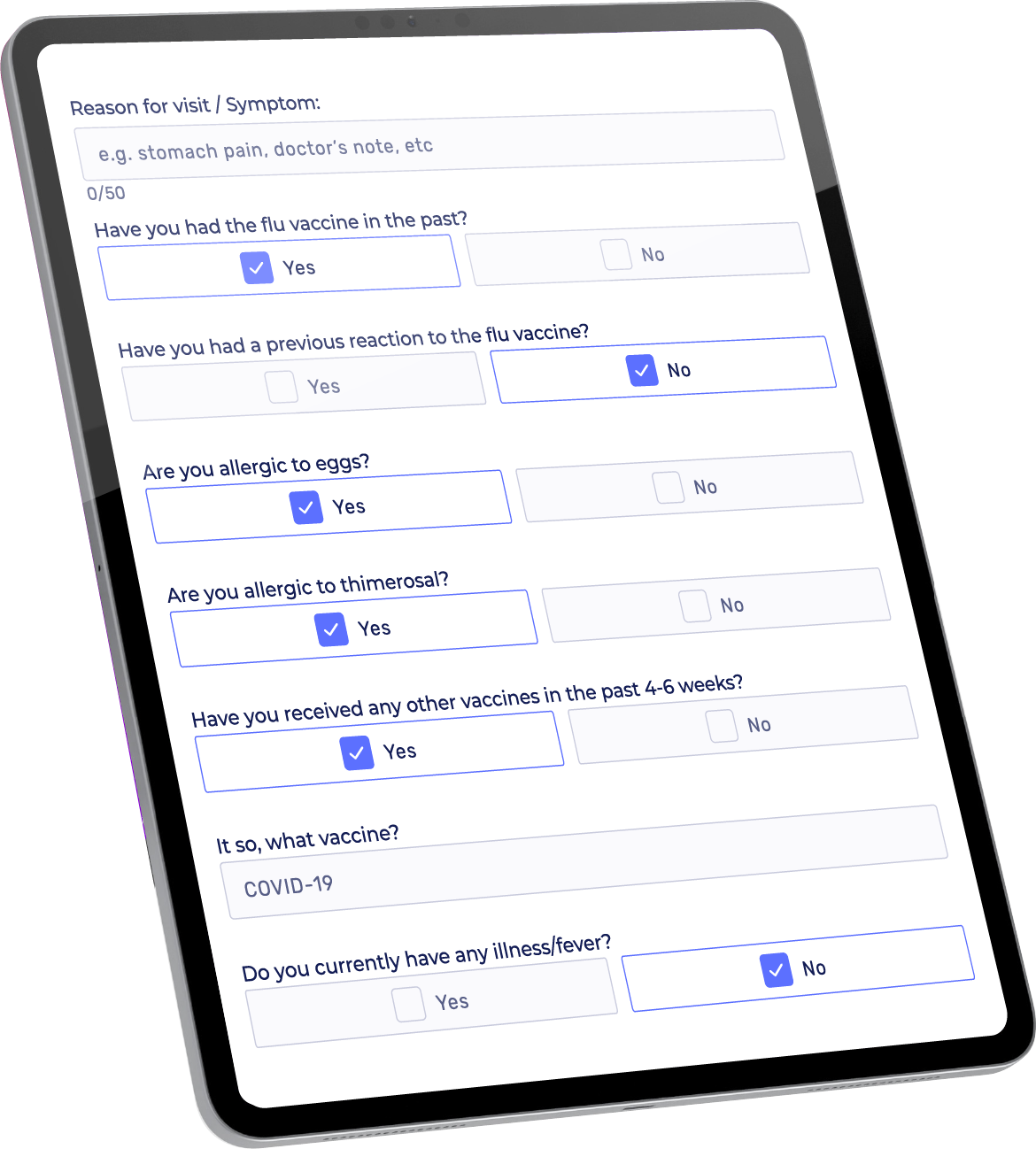 Patient Intake Forms